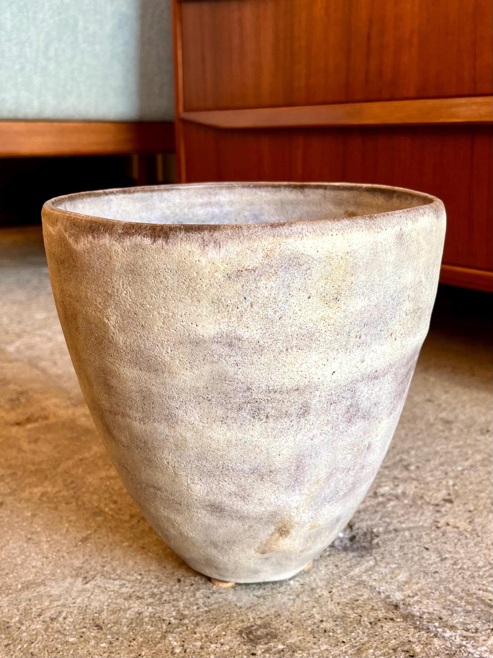 Early Gertrud + Otto Natzler Pottery Vessel: Lava Glaze, Signed - Etsy