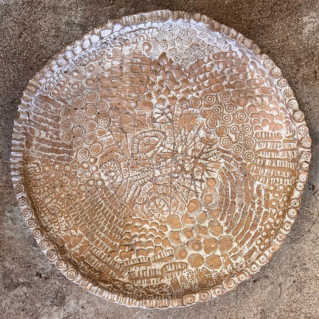 Mid Century 1964 Richard Peeler Large Ceramic Platter - Etsy