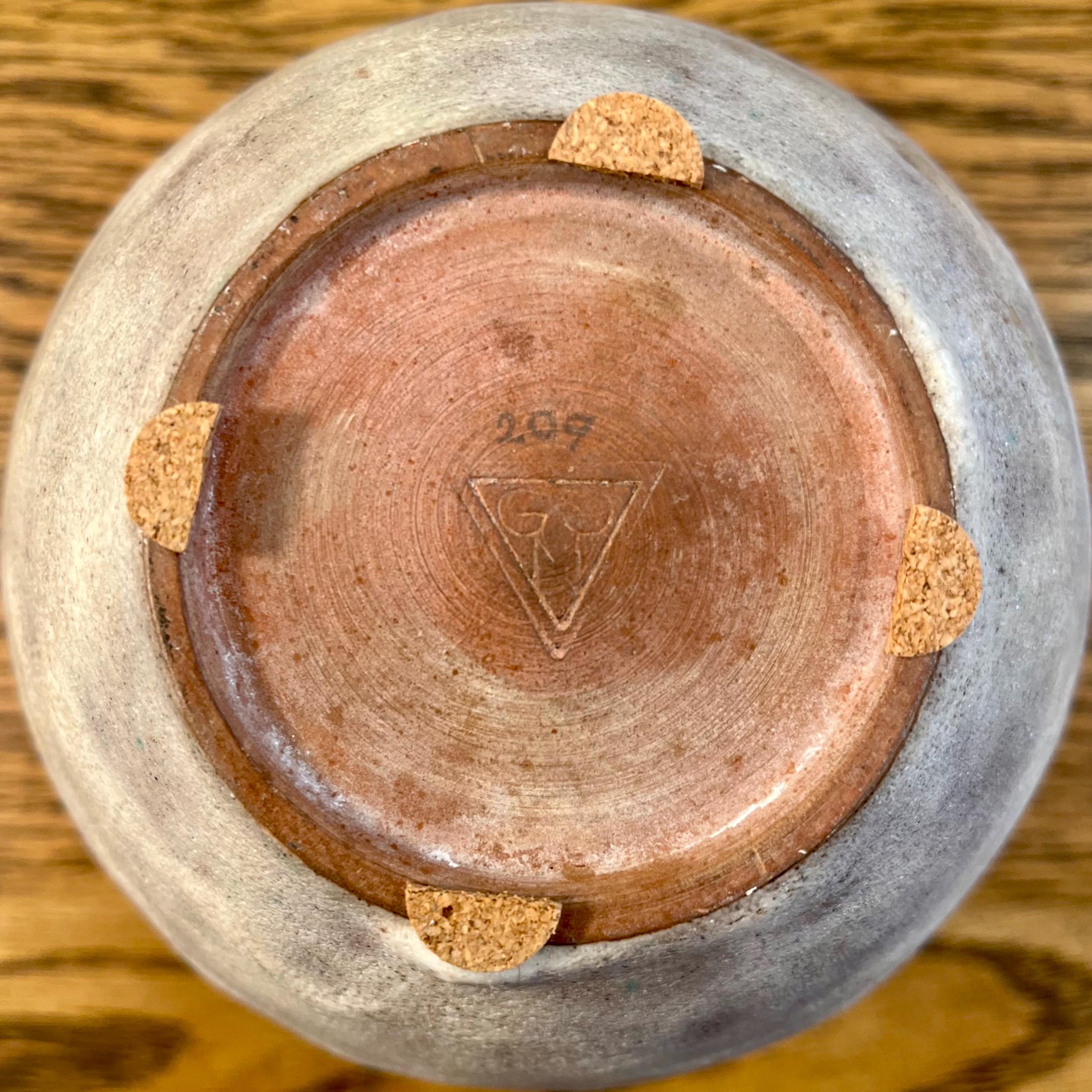 Early Gertrud + Otto Natzler Pottery Vessel: Lava Glaze, Signed - Etsy