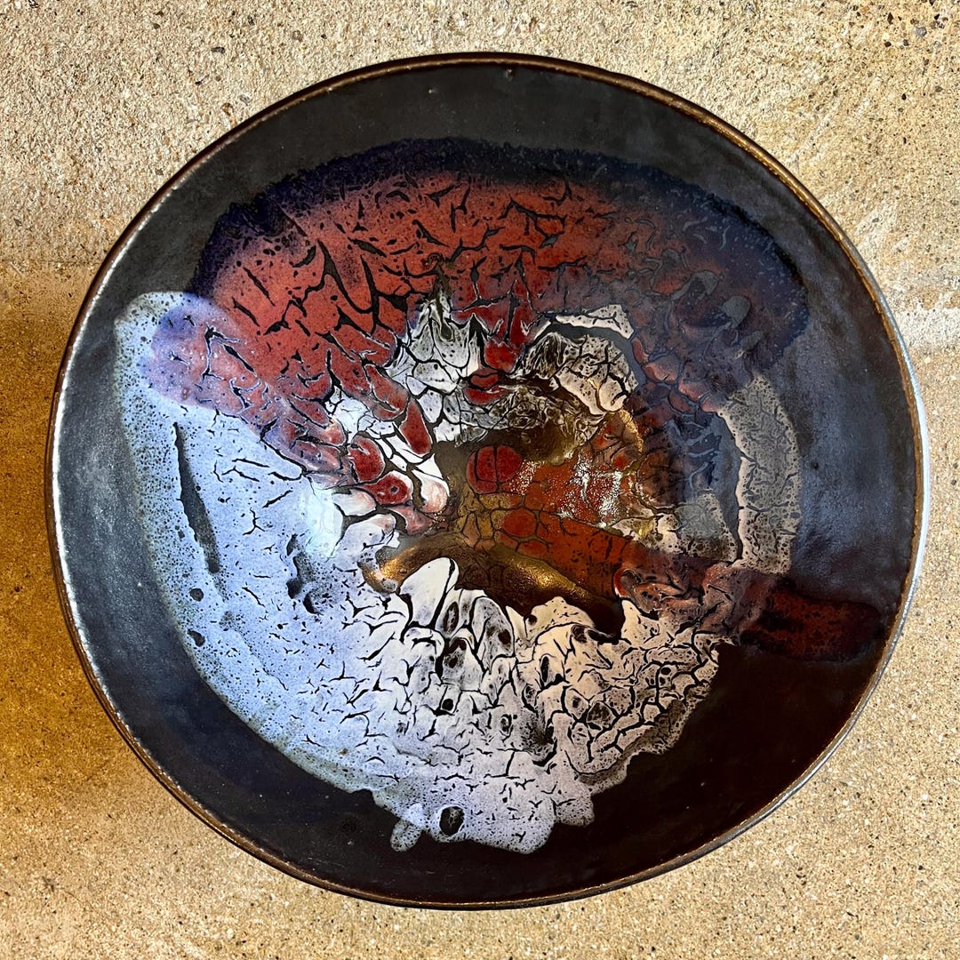 Mid Century Ceramic Bowl by Nancy Pawel - Etsy