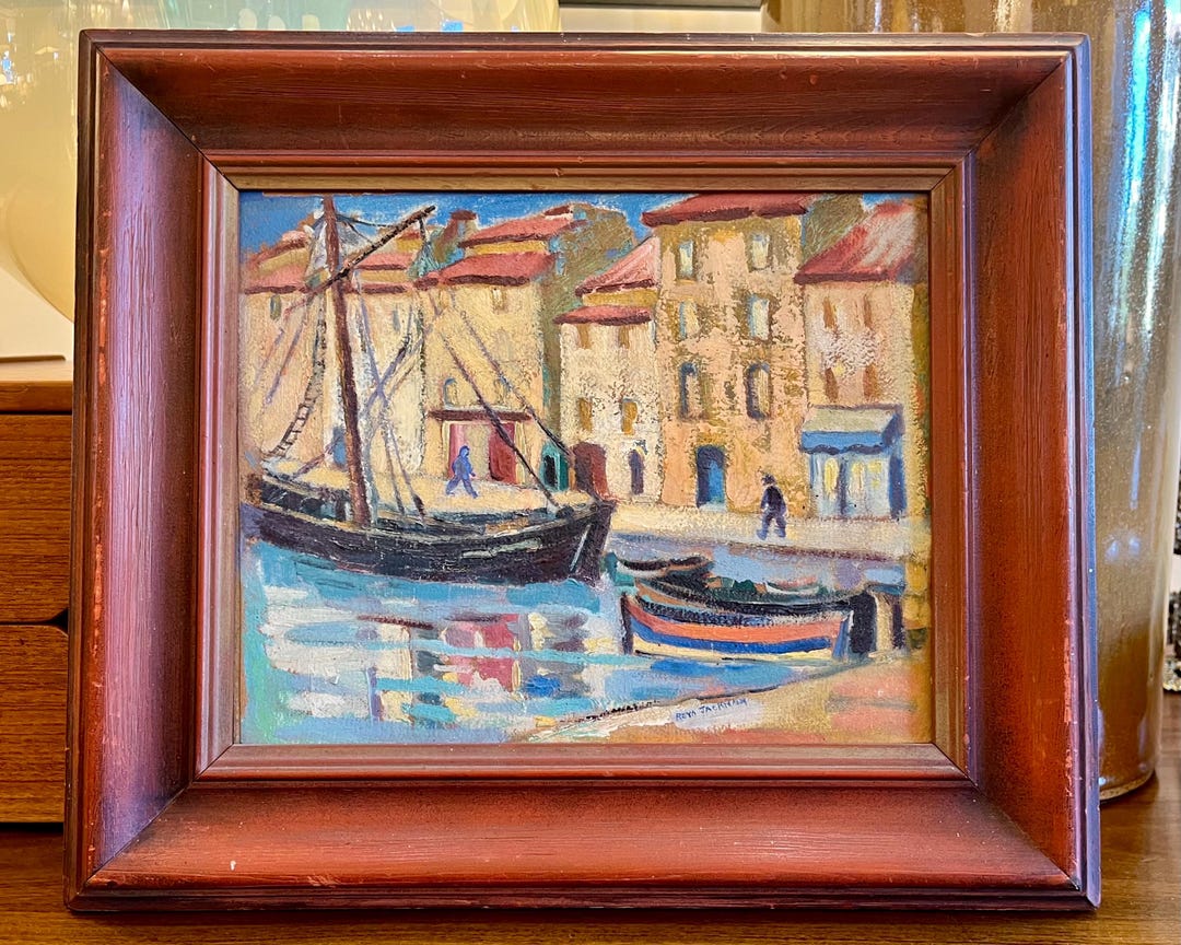 Reva Jackman Oil on Board Painting Santa Barbara Artist - Etsy