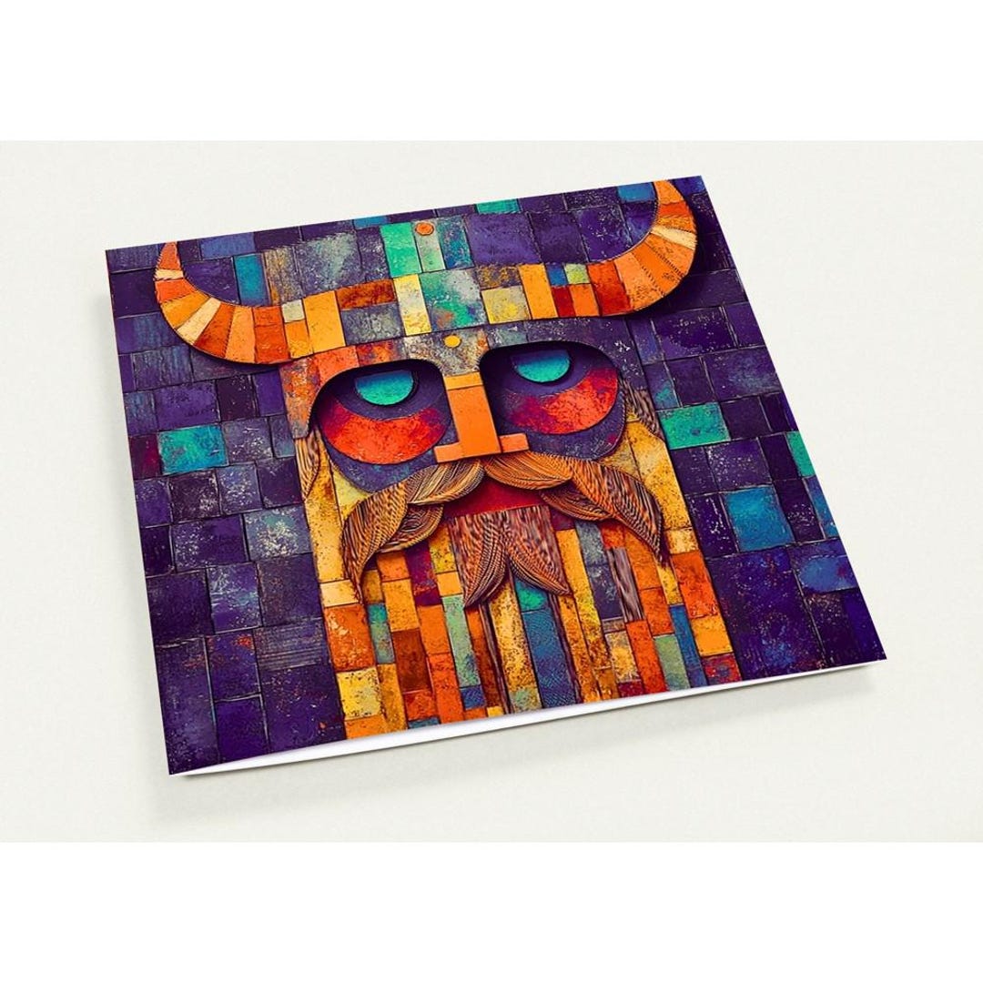 Cards Papercut Viking 2D 10 per Pack, With Standard Envelopes - Etsy