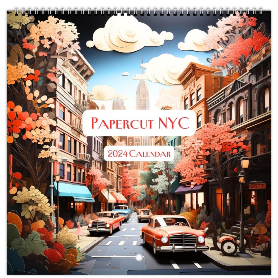 Papercut NYC Wall Calendar - Etsy