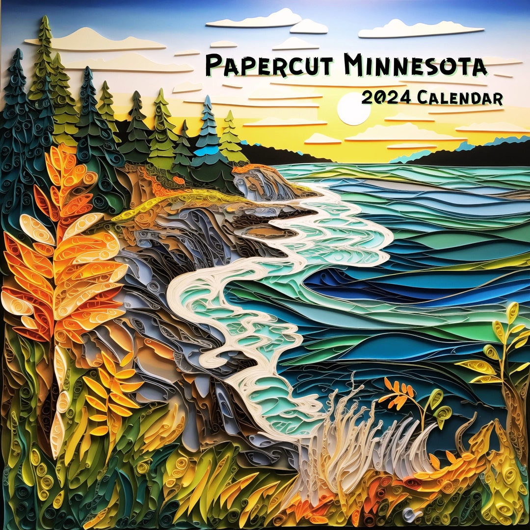 Papercut Minnesota Wall Calendar - Etsy