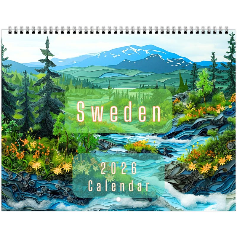 Calendar Countryside - Etsy
