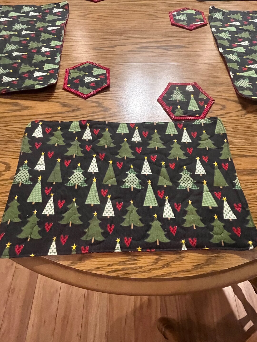 Christmas Tree Placemats - Etsy