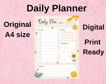 Chic Floral Digital Planner Elegant Botanical E-planner for Daily ...
