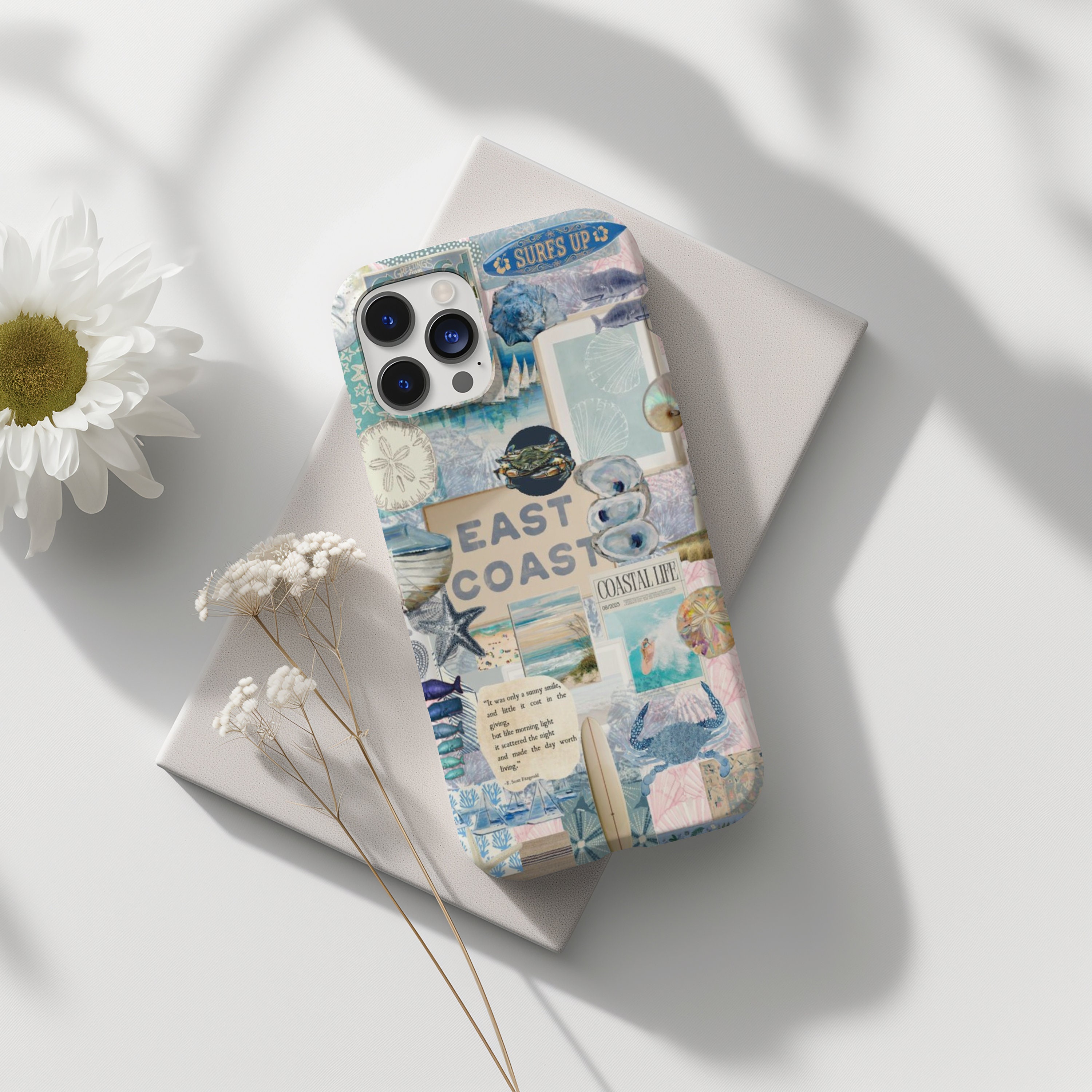 Ocean Inspired Summer Phone Case East Coast Beach Aesthetic iPhone 15 ...
