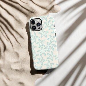 Starfish Collage Phone Case Beachy Pattern Preppy Phone Case Ocean ...