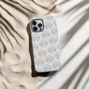 Vintage Coastal Seashell Phone Case Shell Pattern Phone Case Beach ...