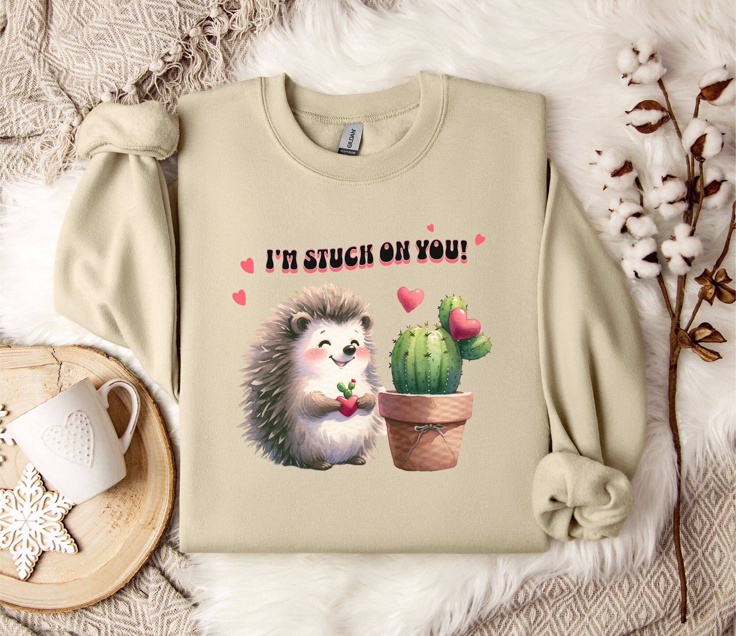 Hedgehog Sweater, Couples Sweater, Lovers Sweatshirt, Hedgehog Lovers ...