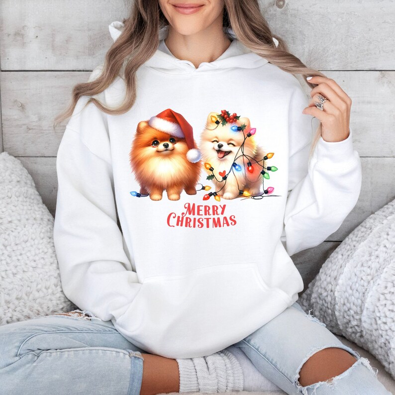Pomeranian Sweater, Pomeranian Christmas Sweatshirt, Dog Lover Gift ...