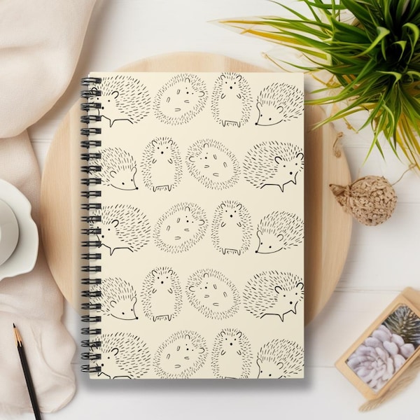 Hedgehog Journal - Etsy