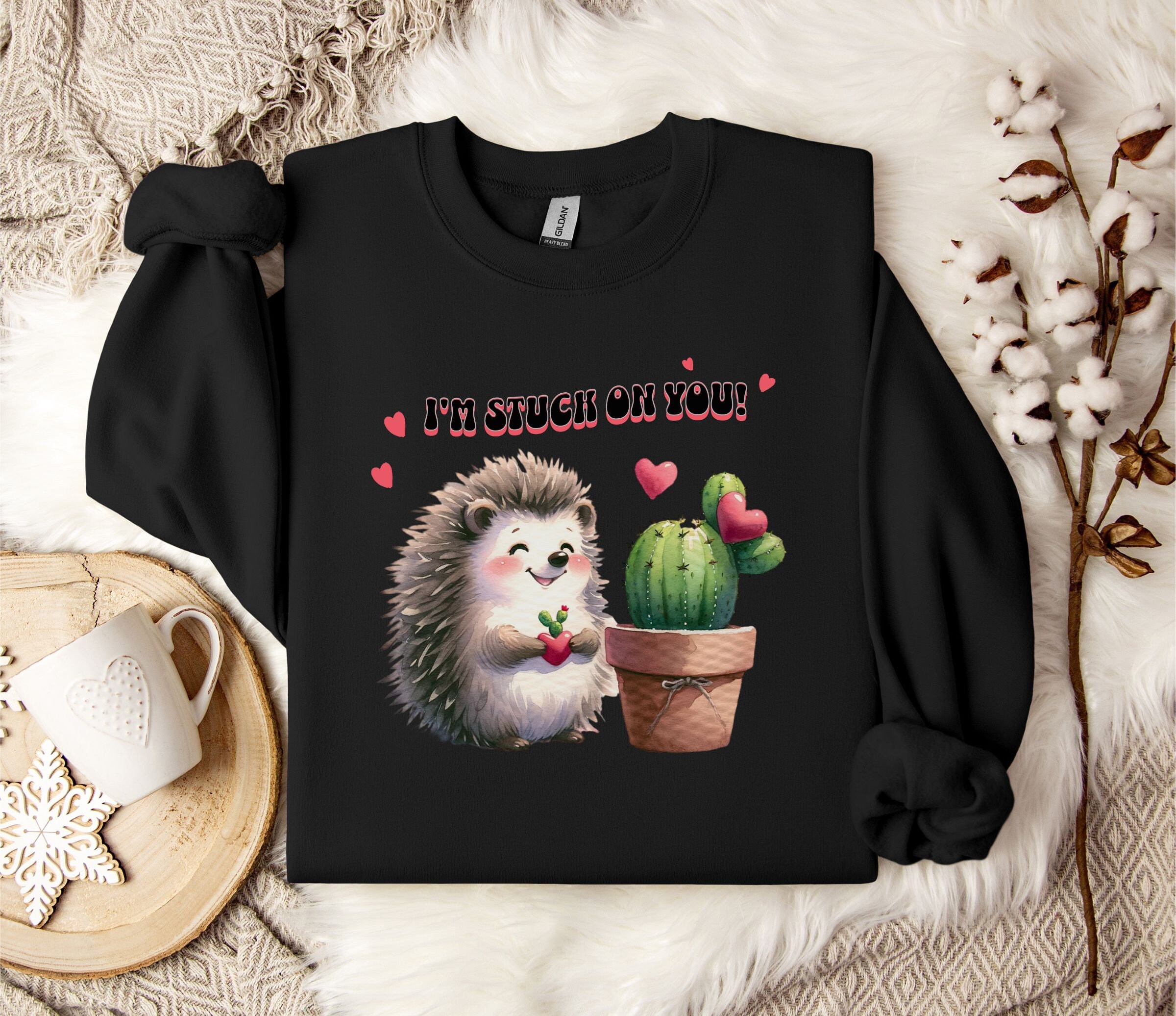 Hedgehog Sweater, Couples Sweater, Lovers Sweatshirt, Hedgehog Lovers ...