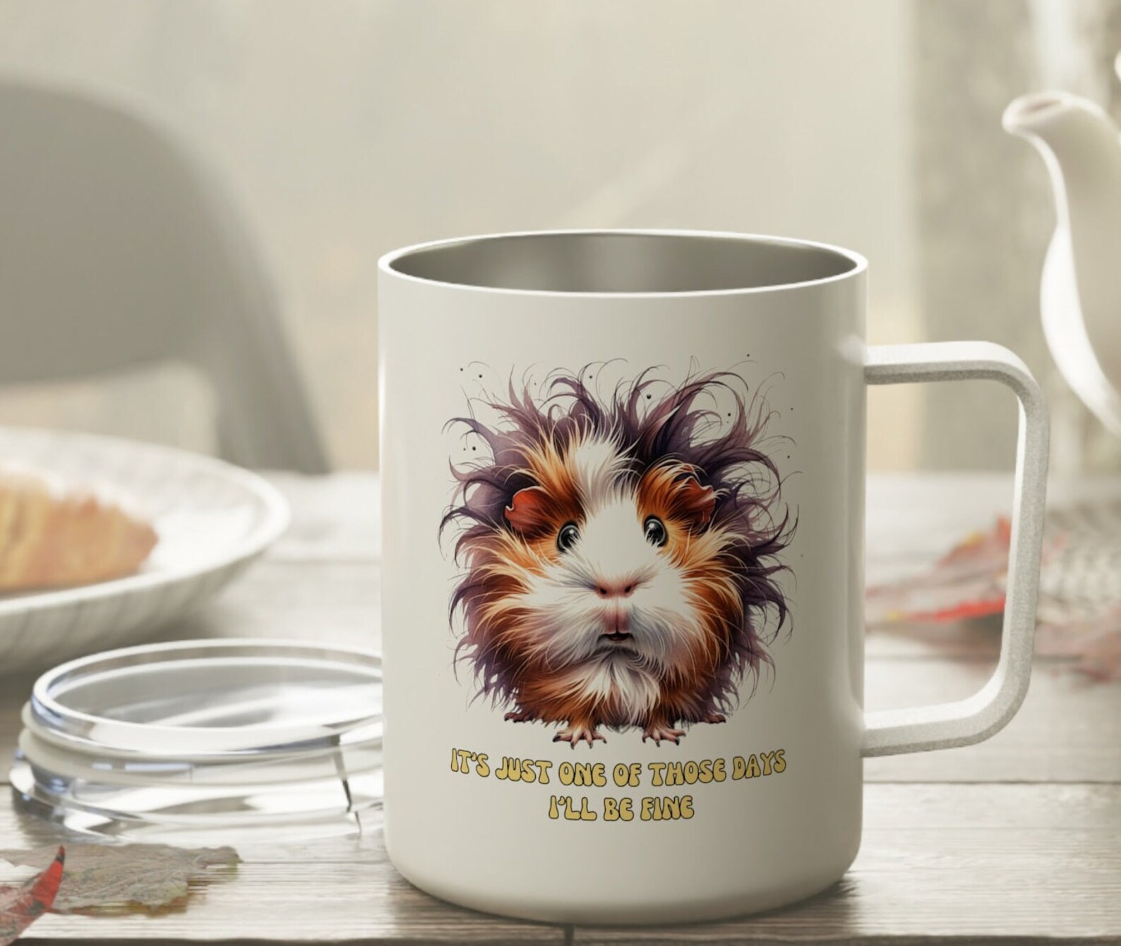 Scared Hamster Mug, Its Just One of Those Days, Hamster Coffee Mug ...