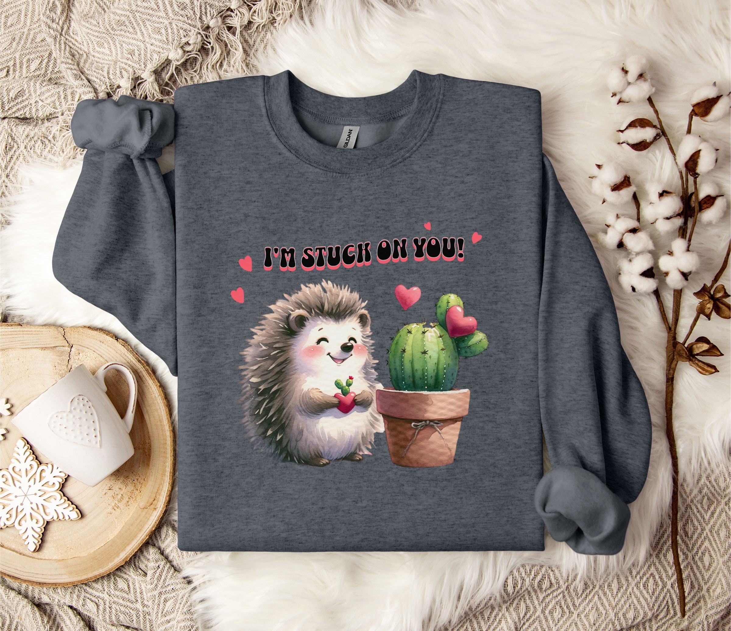 Hedgehog Sweater, Couples Sweater, Lovers Sweatshirt, Hedgehog Lovers ...