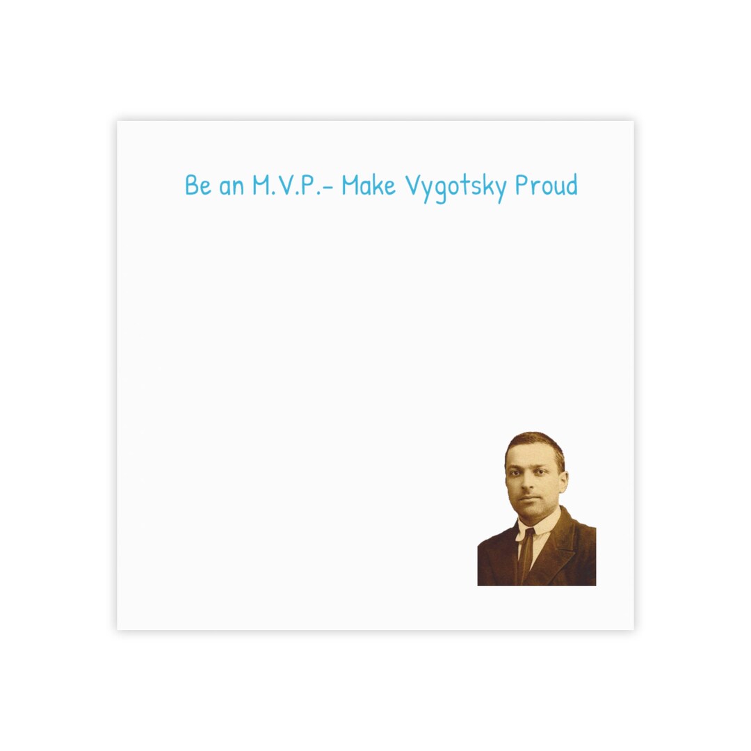 Make Vygotsky Proud Post-it Notes: MVP Desk Reminder - Etsy