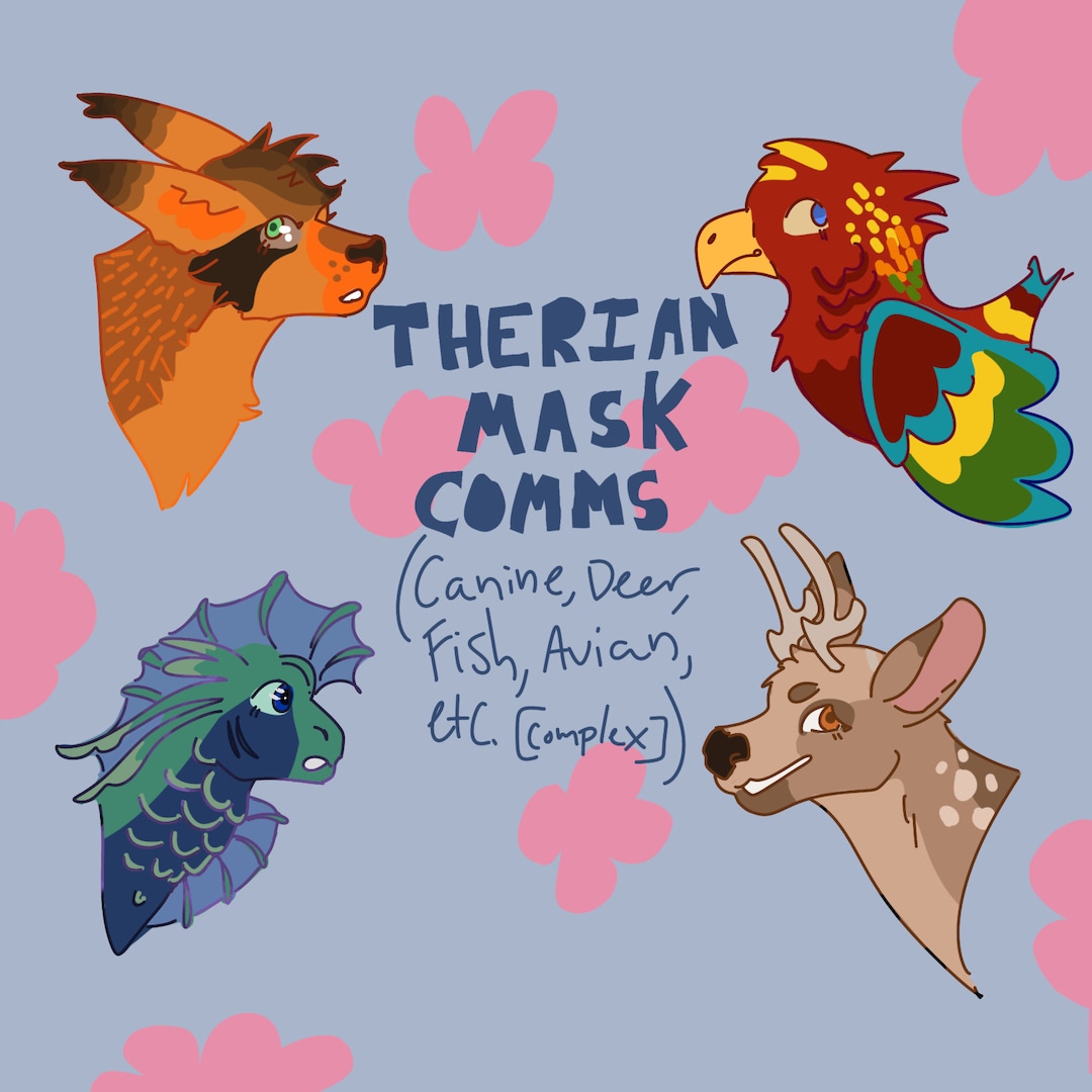 Handmade Therian Mask Commissions (heavily Modded Bases) PLEASE Contact ...