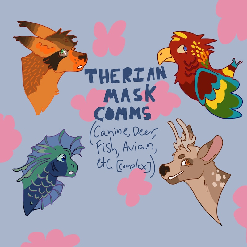 Therian Masks Therian - Etsy