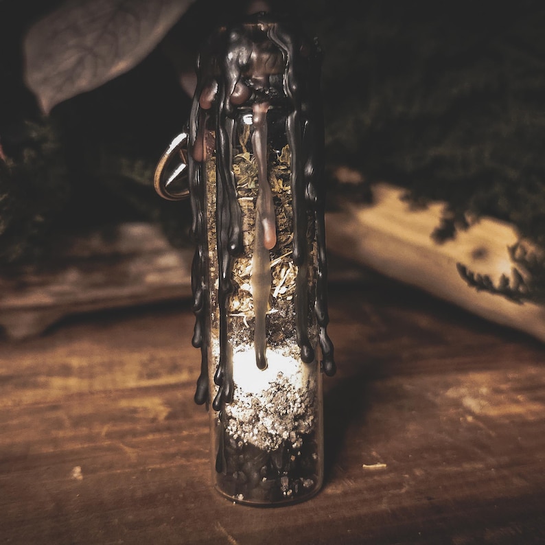 Infernal Blessing Spell Jar | Ash, Sulfur, Iron & Garnet Witchcraft ...