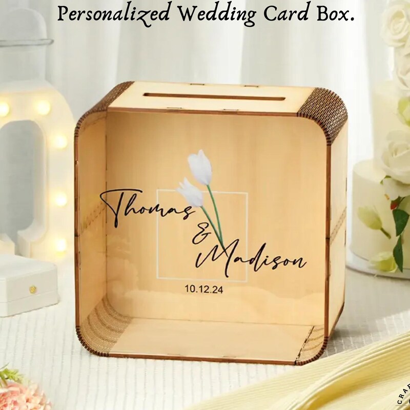 Black Card Box - Etsy