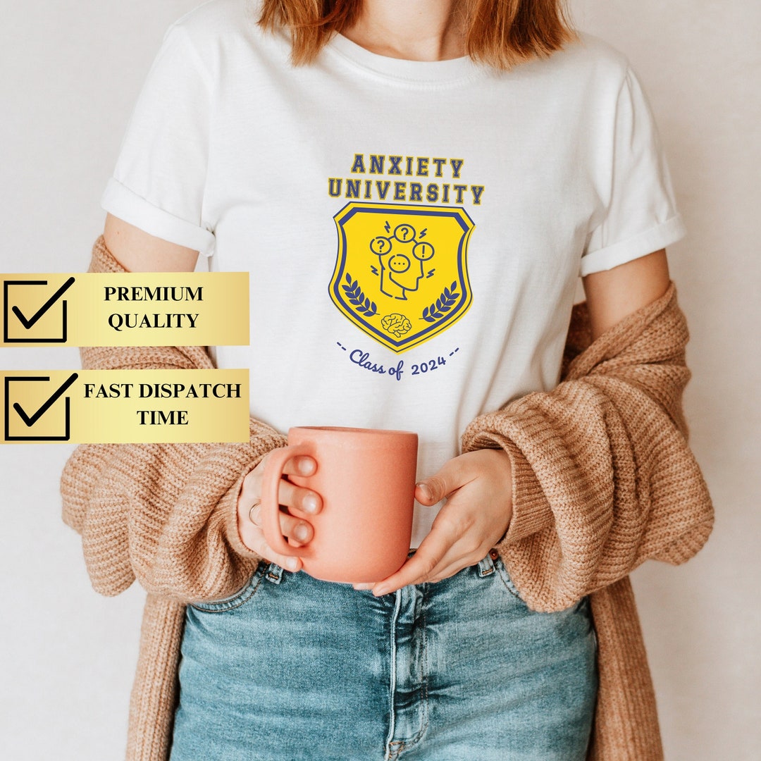 Anxiety University Sweatshirt, Anxiety Sweatshirt, Introvert Clothing ...