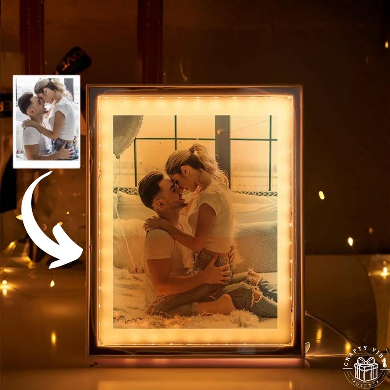 Led Photo Frame Mirror - Etsy UK