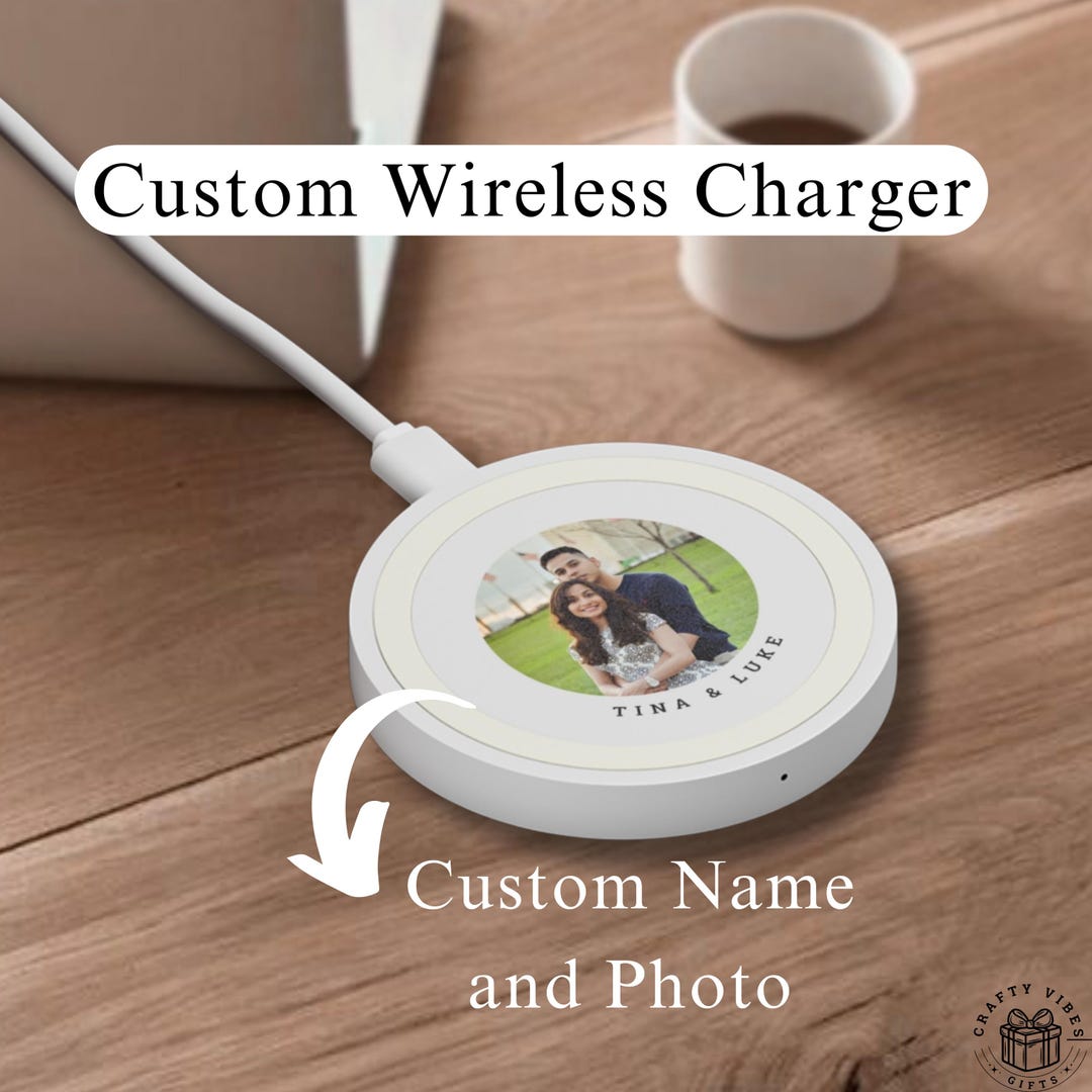 Custom Wireless Charger Custom Photo Gift for Couple Gift for Music ...
