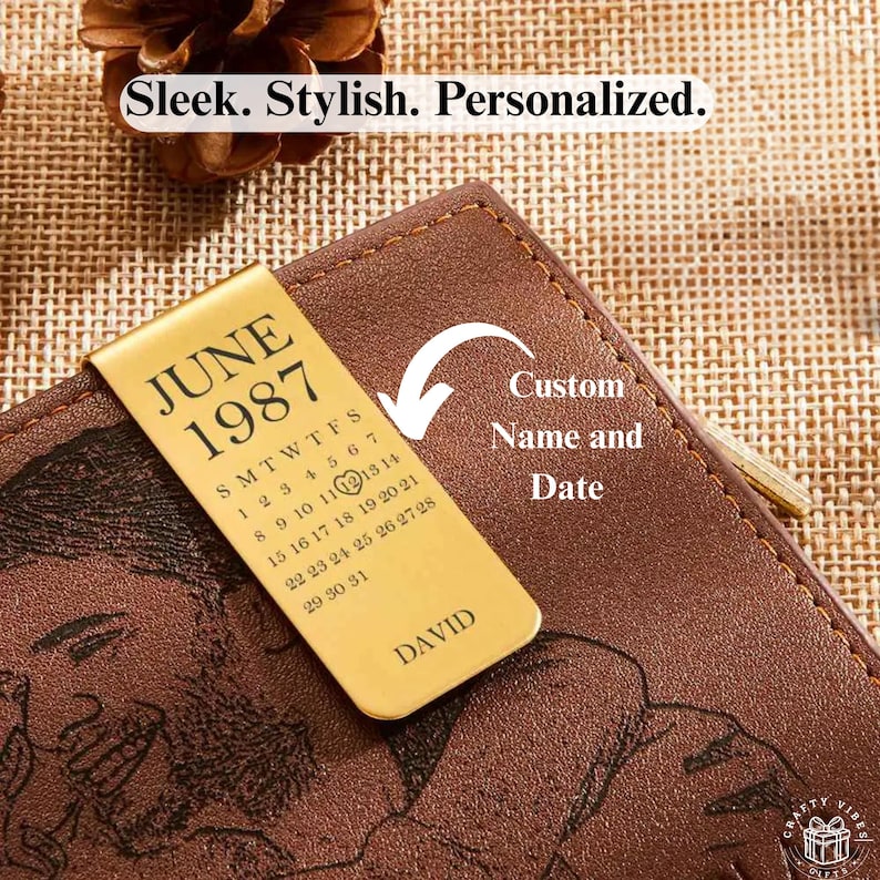 Stainless Steel Clip Elegant Money Clip, Gold Plated Finish (20x51mm ...