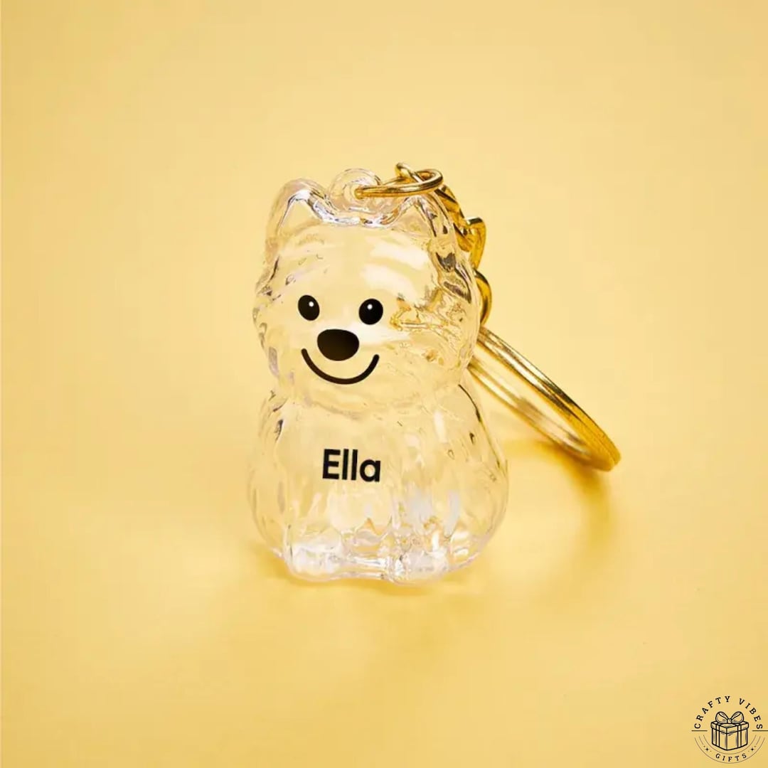 Pet Hair Holder Personalized Keepsake: Clear Acrylic Memorial Charm ...