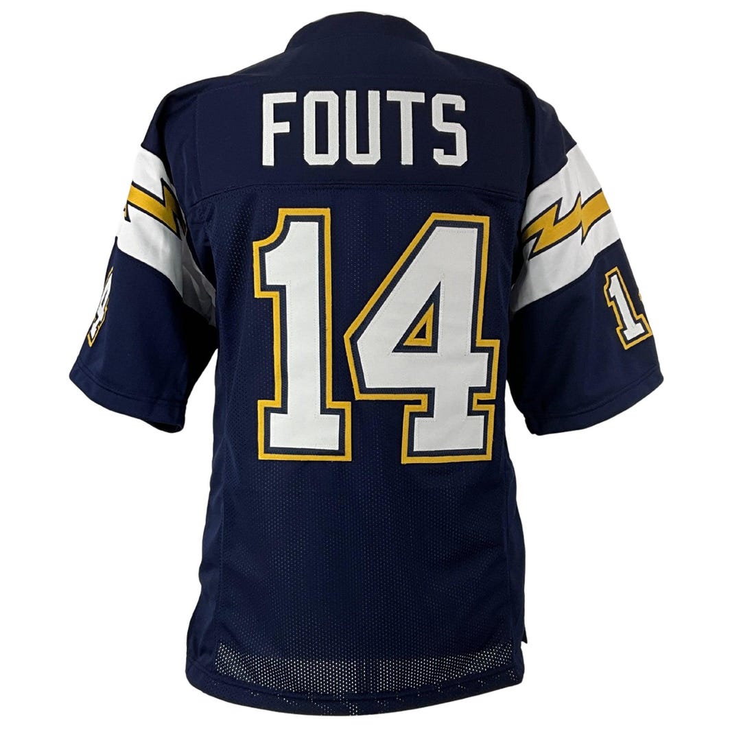 Dan Fouts Jersey Navy Blue San Diego | Unisex Adult Sizes S-5XL ...