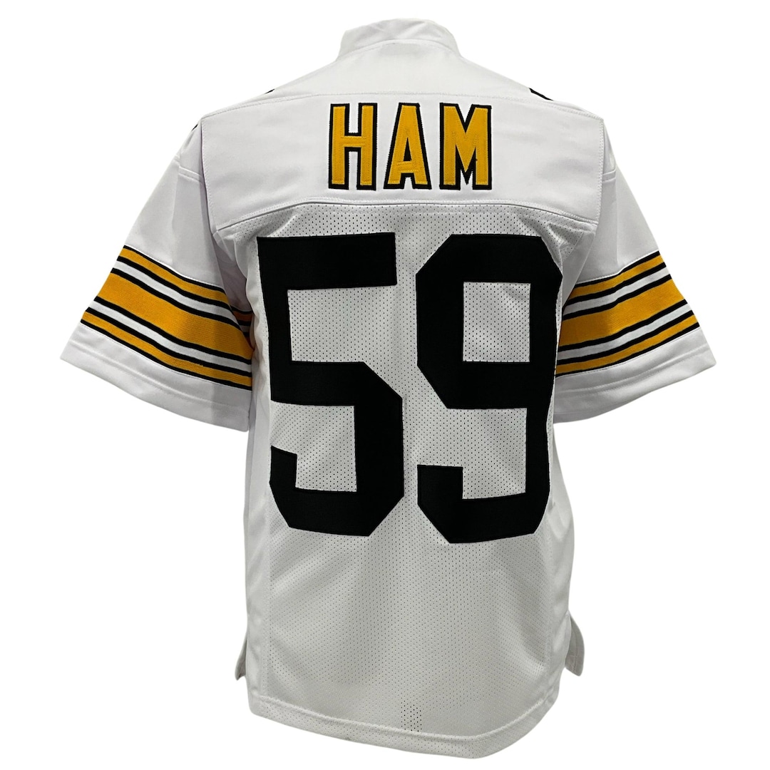Jack Ham Jersey Old Number White Pittsburgh | S-5XL Unsigned Custom ...