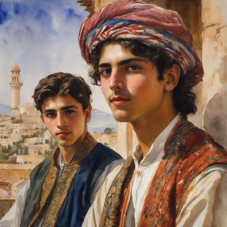 Beautiful Levantine Lads - Etsy