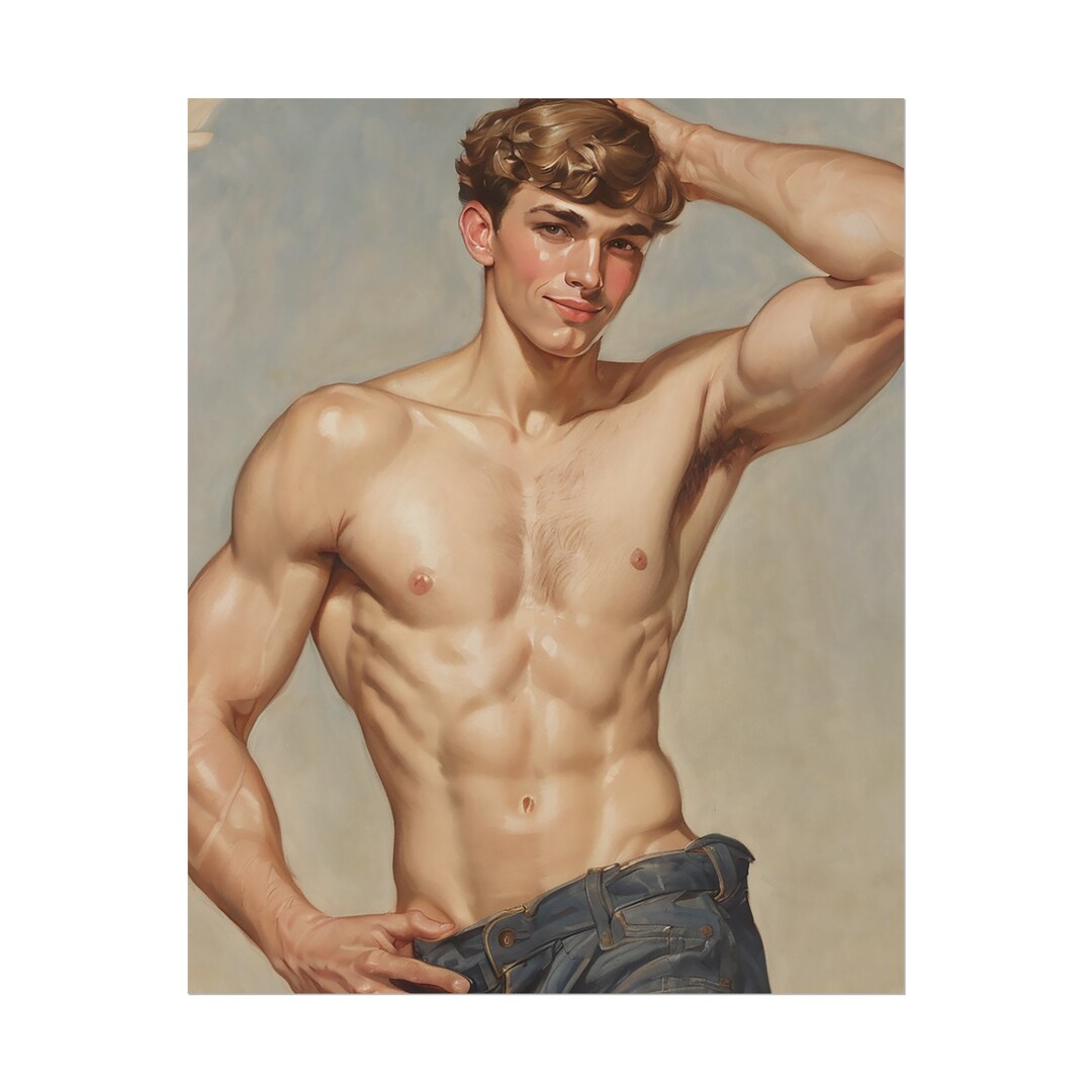 Leyendecker Inspired Hunk - Etsy