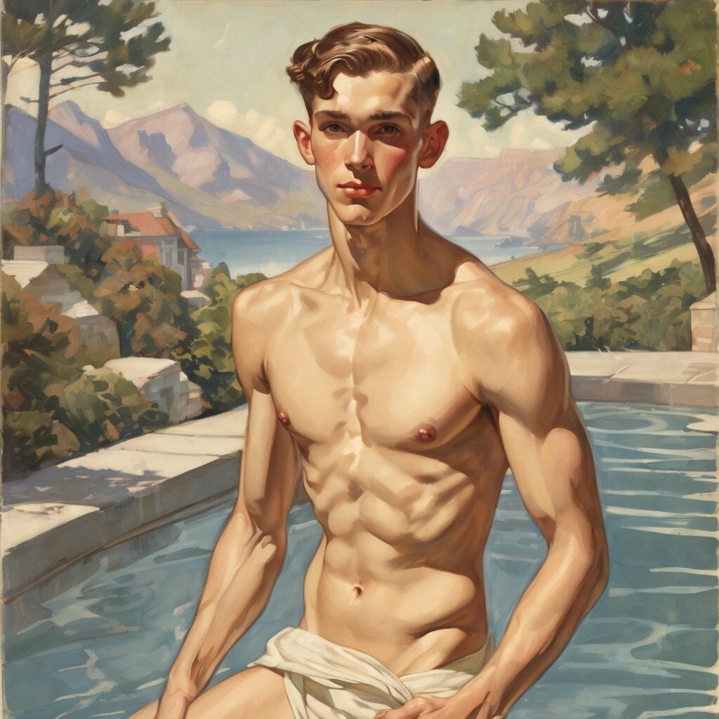 Garçon Inspiré De Leyendecker Etsy France