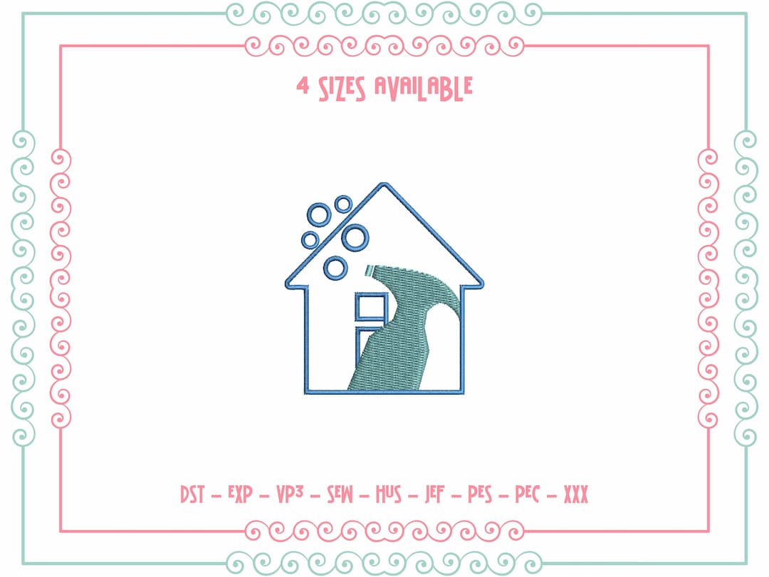 Cleaning Services Embroidery Design, Housekeeping, Maid Service, Home ...