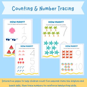 Summer Busy Book for Toddlers | Printable Activity Binder | Preschool ...