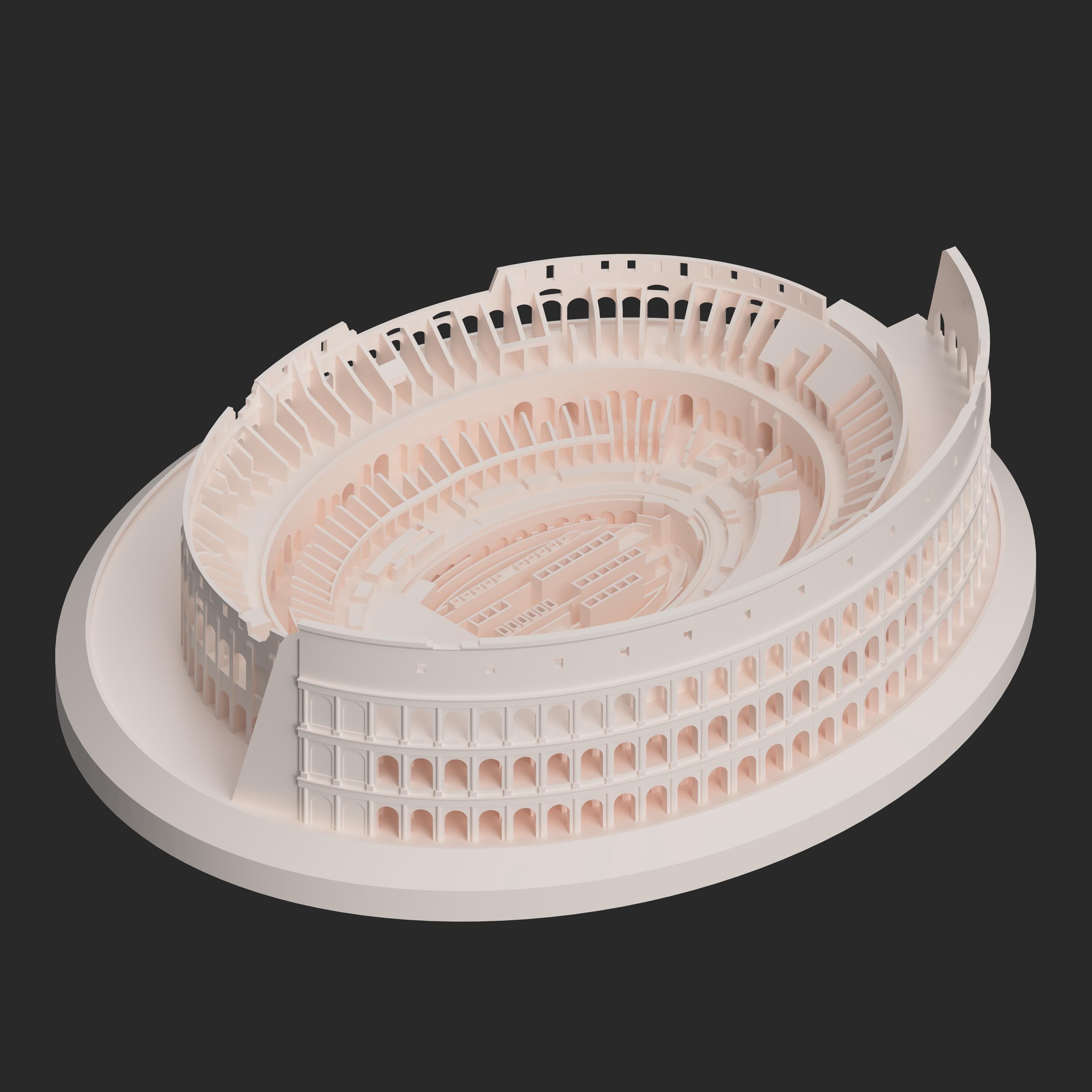 Colosseum 3D STL Files - Etsy