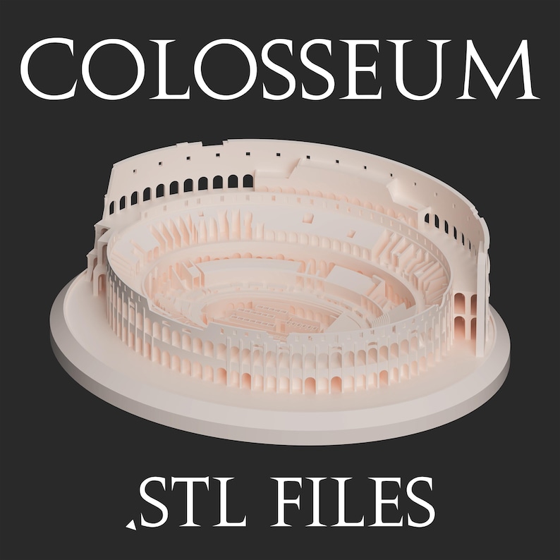 Colosseum 3D STL Files - Etsy