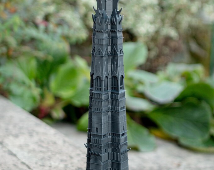 Orthanc Tower 3D Printed Replica - Lord of the Rings, Saruman's Tower ...
