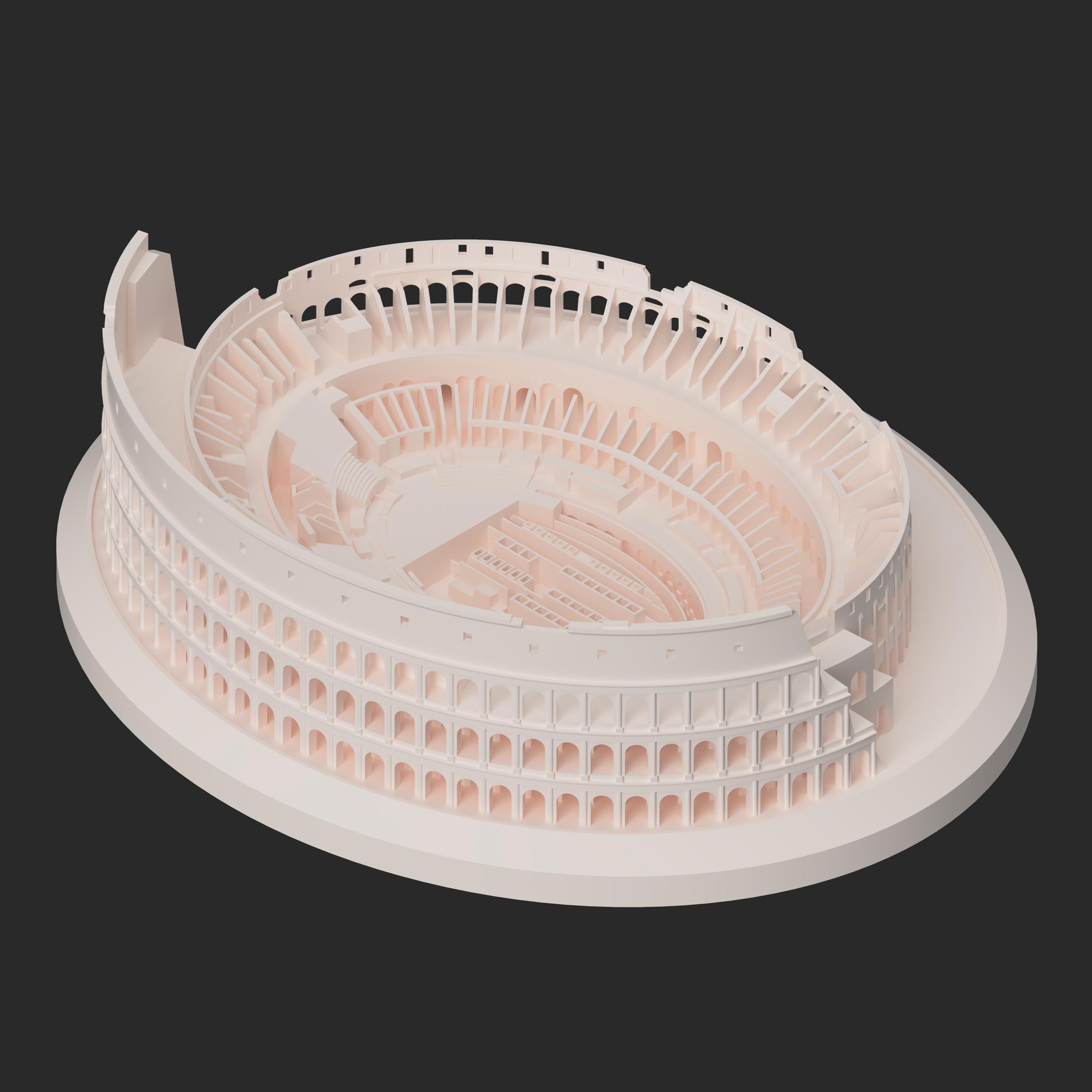 Colosseum 3D STL Files - Etsy