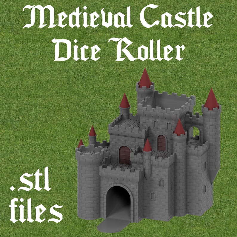 Medieval Castle Dice Roller .stl Files - Etsy