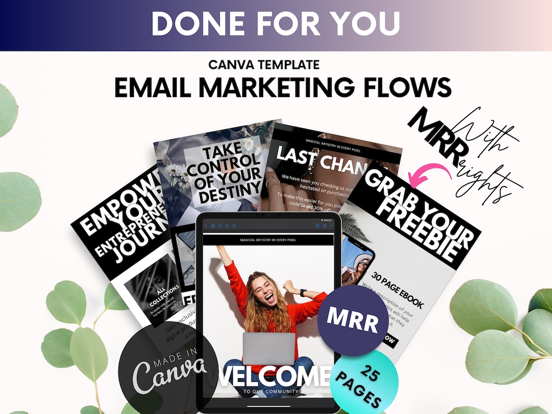 Done for You Email Marketing Flow W/ Resell Rights, Email Flow Template ...