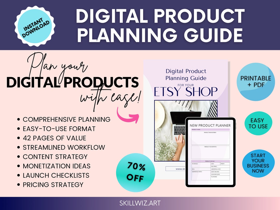 Digital Product Planning Guide for Etsy Shops, Product Creation Guide ...
