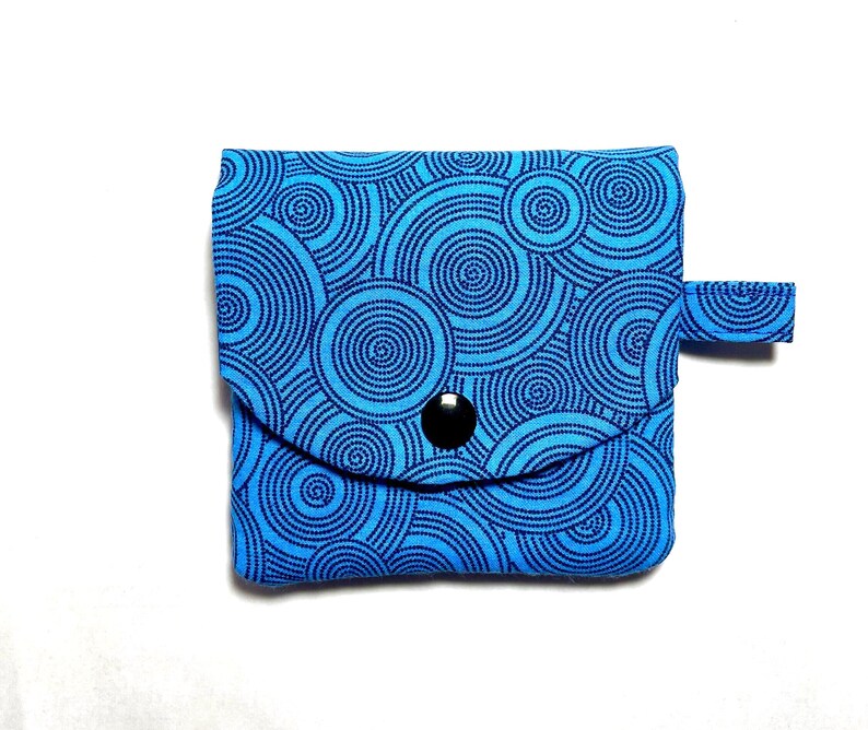 Coin Purse With Zip Pocket and Card Slot - Etsy