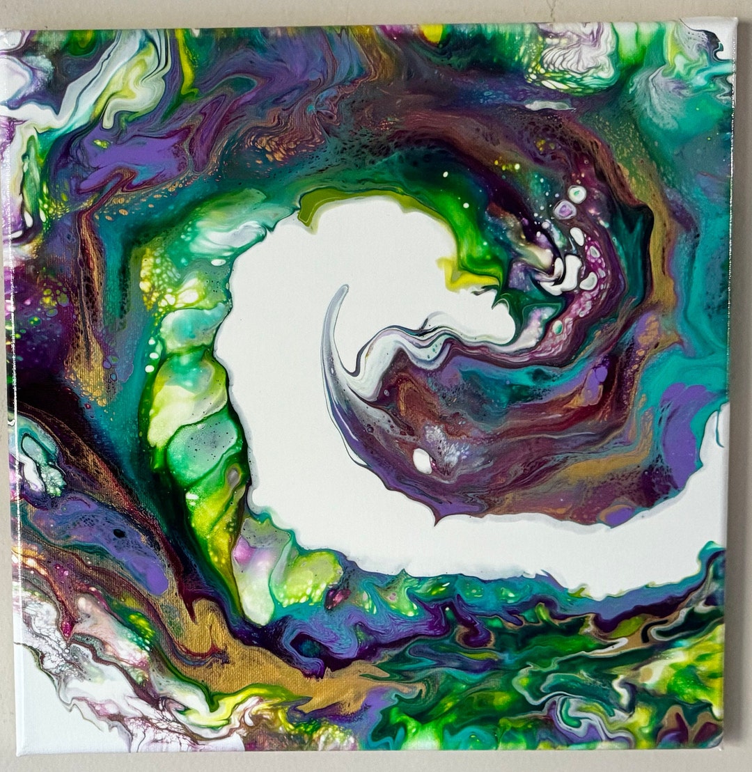 Original Abstract Dragon Painting/fantasy Fluid Wall Art/ Acrylic Art ...