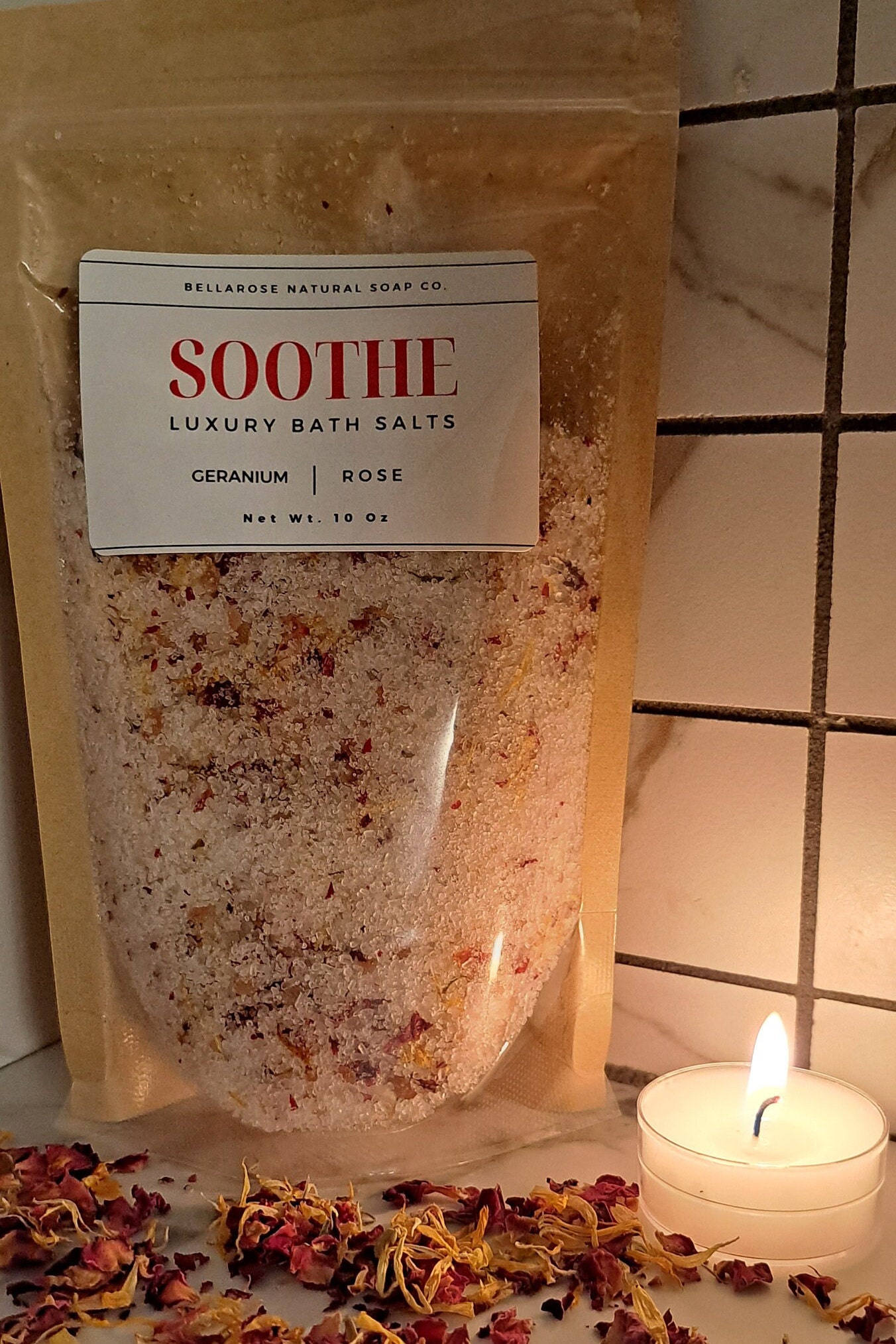 Geranium Rose Gift Set Geranium Rose Spa Set Geranium Rose - Etsy