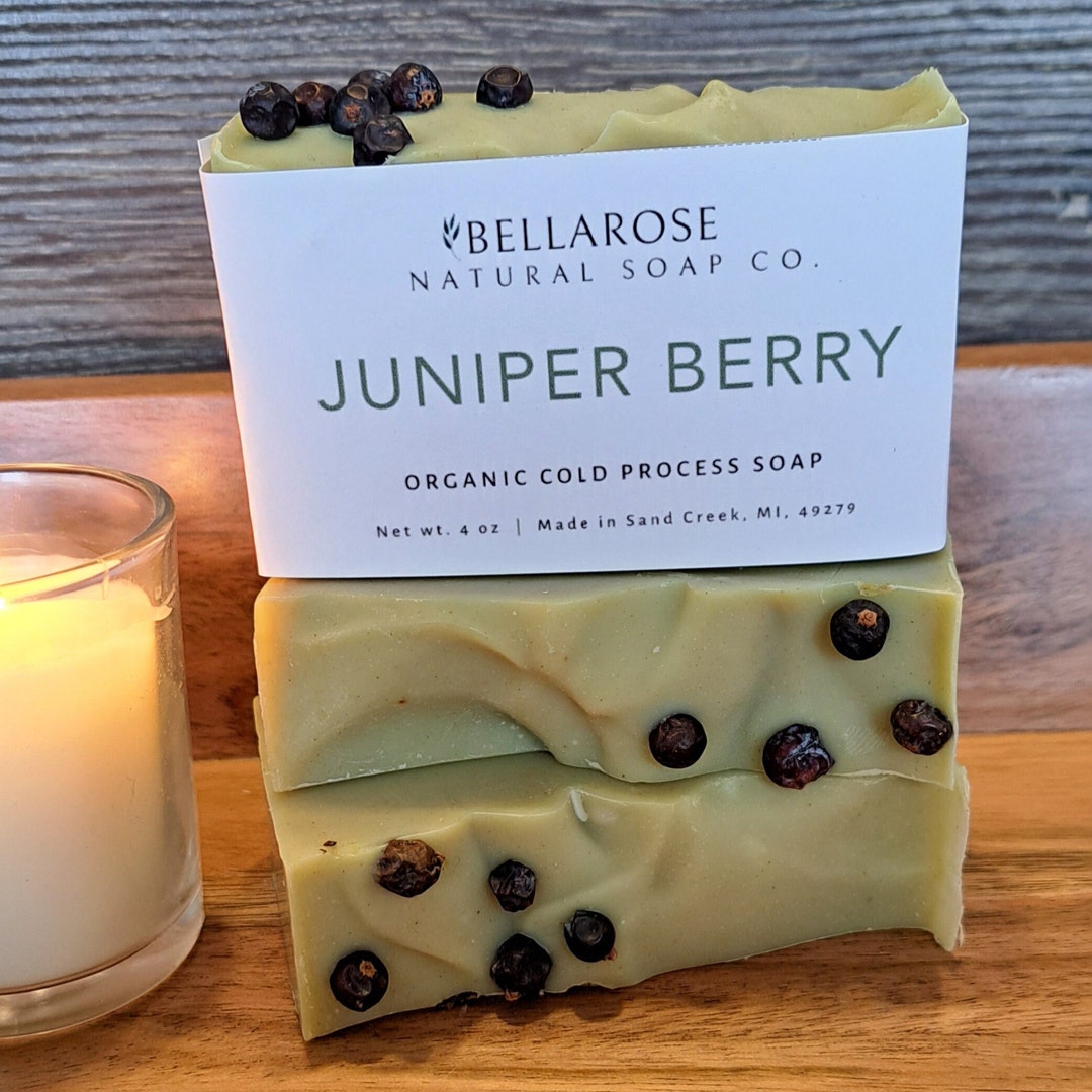 Juniper Berry Soap, Organic Handmade Soap, Woodsy Soap, Organic Juniper ...