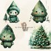 Cute Watercolor Christmas Clipart Bundle Christmas Gift - Etsy