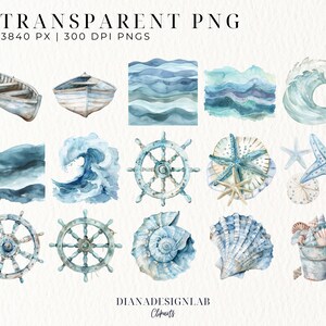 Watercolor Sailboat Clipart, Sailing Boat, Instant Download, Summer PNG ...